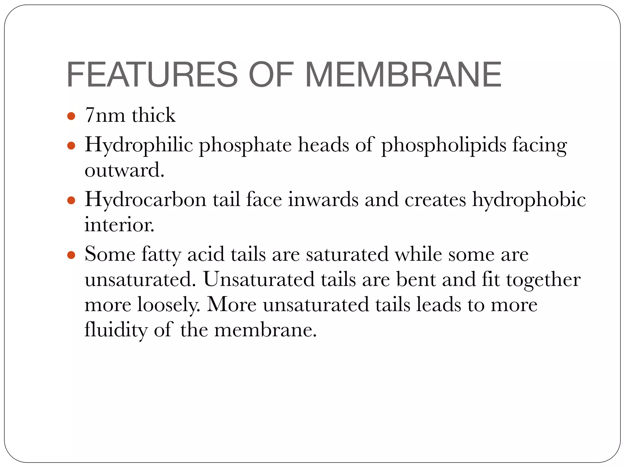 Membrane transport biochemistry for nurses | PDF
