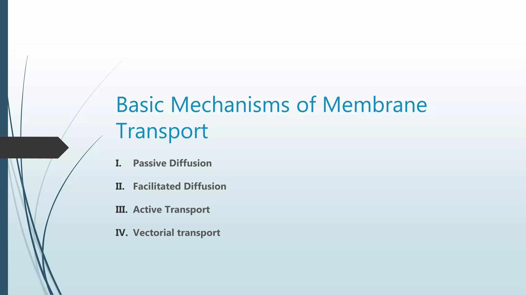 Membrane transporters | PPTX