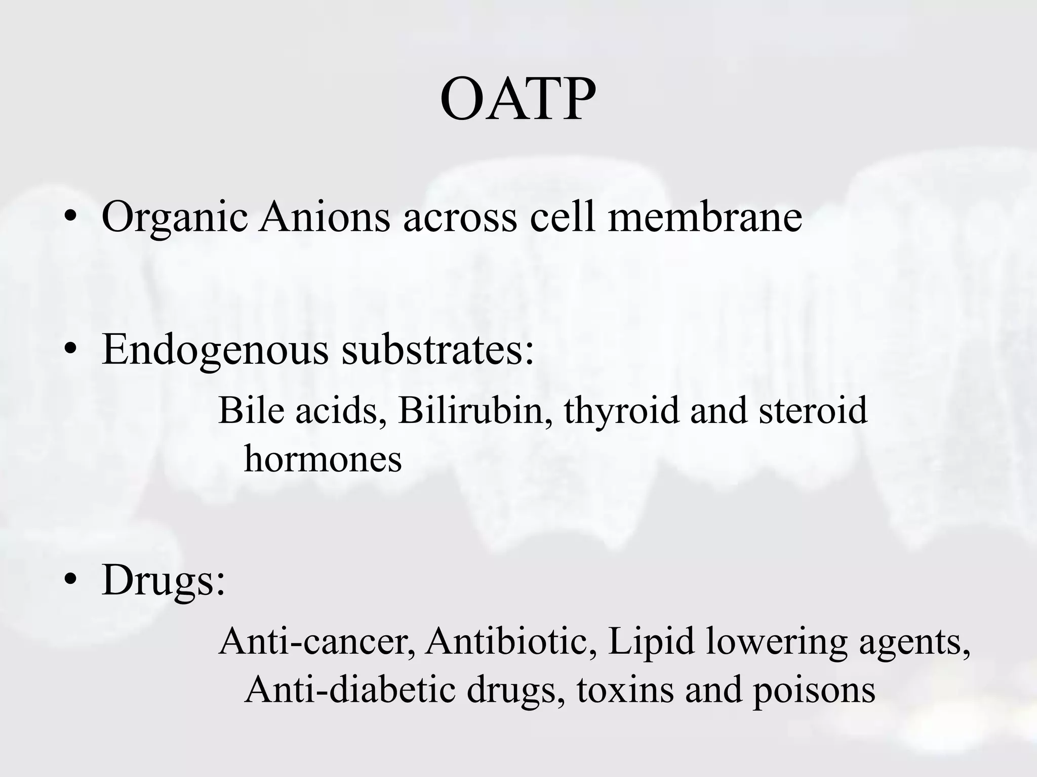 Membrane transporters and drug response | PPTX