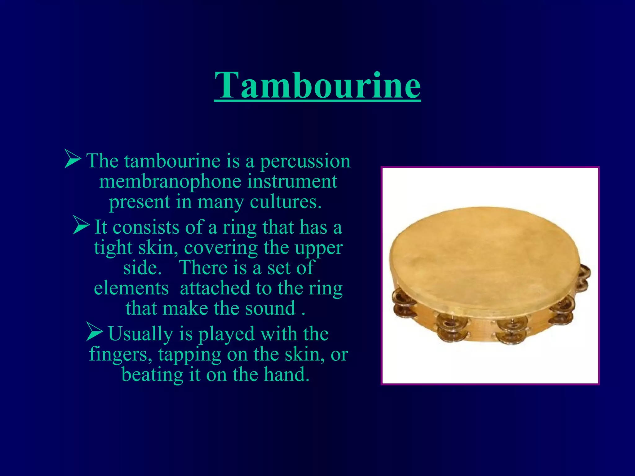 Membranofonos | PPT | Music | Entertainment