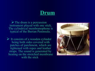 Membranofonos | PPT | Music | Entertainment