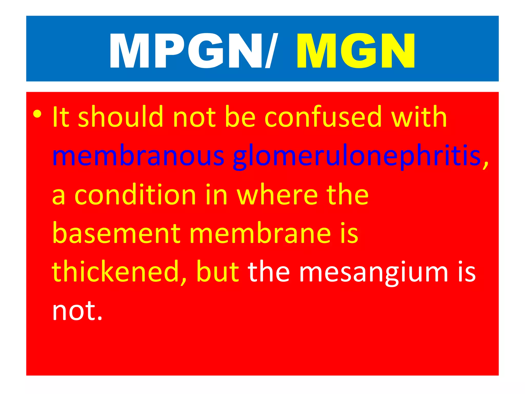 Membranoproliferative glomerulonephritis s | PPT