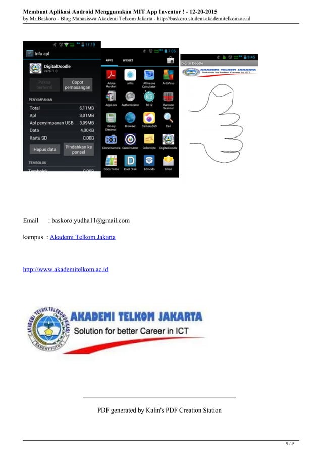 Membuat aplikasi-android-menggunakan-mit-app-inventor | PDF