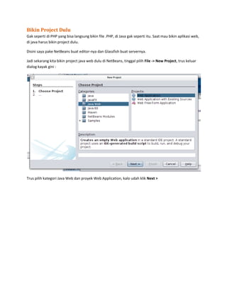 Membuat aplikasi-java-web-enterprise-sederhana | PDF