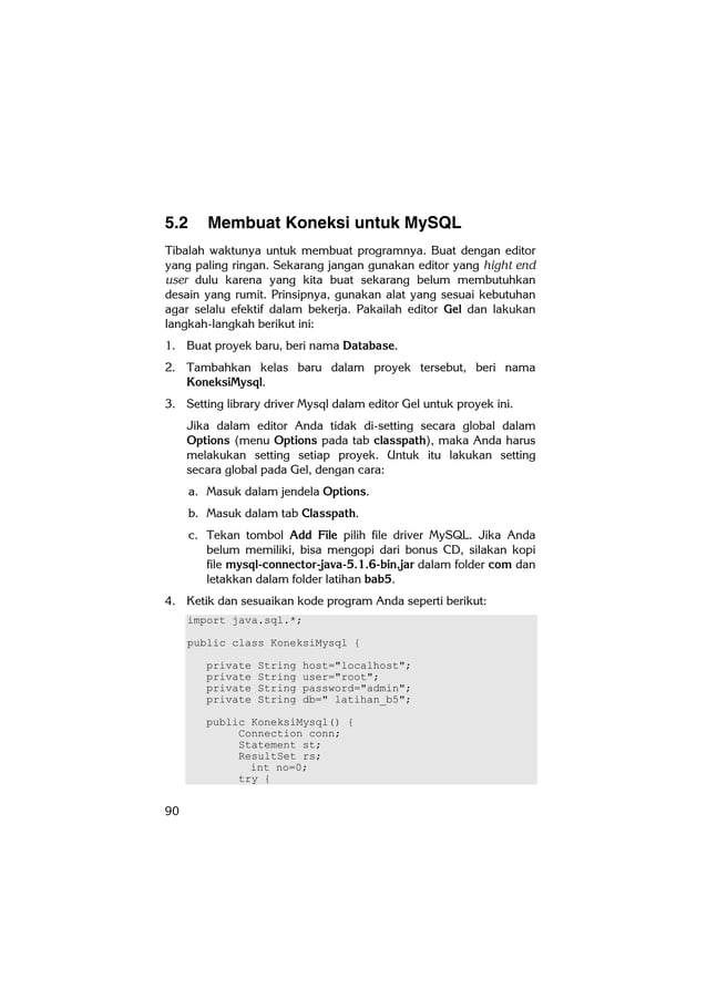 Membuat aplikasi-rental-dengan-java-dan-my sql | PDF