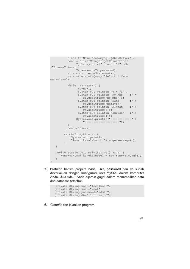 Membuat aplikasi-rental-dengan-java-dan-my sql | PDF