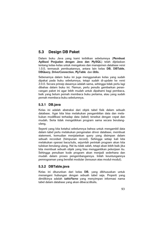 Membuat aplikasi-rental-dengan-java-dan-my sql | PDF