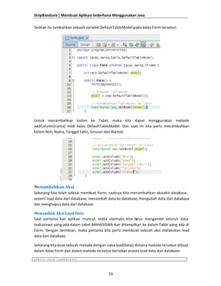 Membuat aplikasi-sederhana-menggunakan-java | PDF