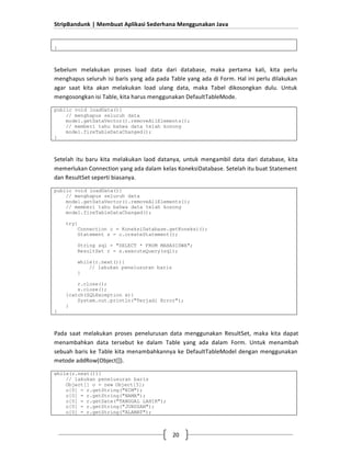 Membuat aplikasi-sederhana-menggunakan-java | PDF