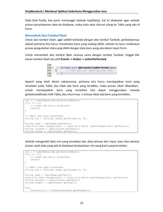 Membuat aplikasi-sederhana-menggunakan-java | PDF