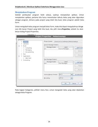 Membuat aplikasi-sederhana-menggunakan-java | PDF