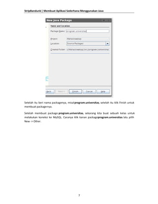 Membuat aplikasi-sederhana-menggunakan-java | PDF