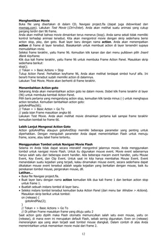 Membuat file-presentasi-dengan-flash-mengenal-action-script1 | PDF