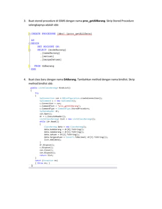 Membuat Form Datagrid | PDF