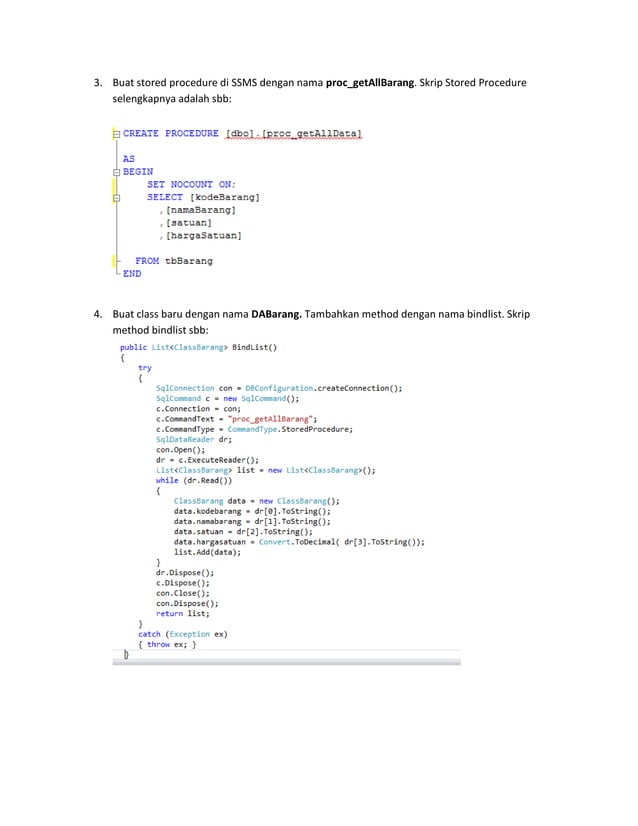 Membuat Form Datagrid Pdf