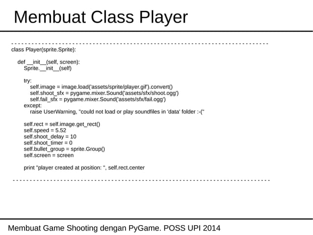 Membuat game-shooting-dengan-pygame | PPT
