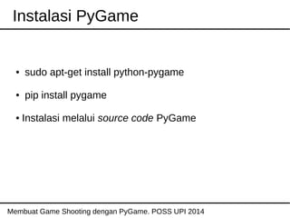 Membuat game-shooting-dengan-pygame | PPT