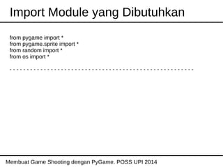 Membuat game-shooting-dengan-pygame | PPT