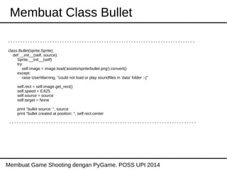 Membuat game-shooting-dengan-pygame | PPT