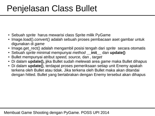 Membuat game-shooting-dengan-pygame | PPT