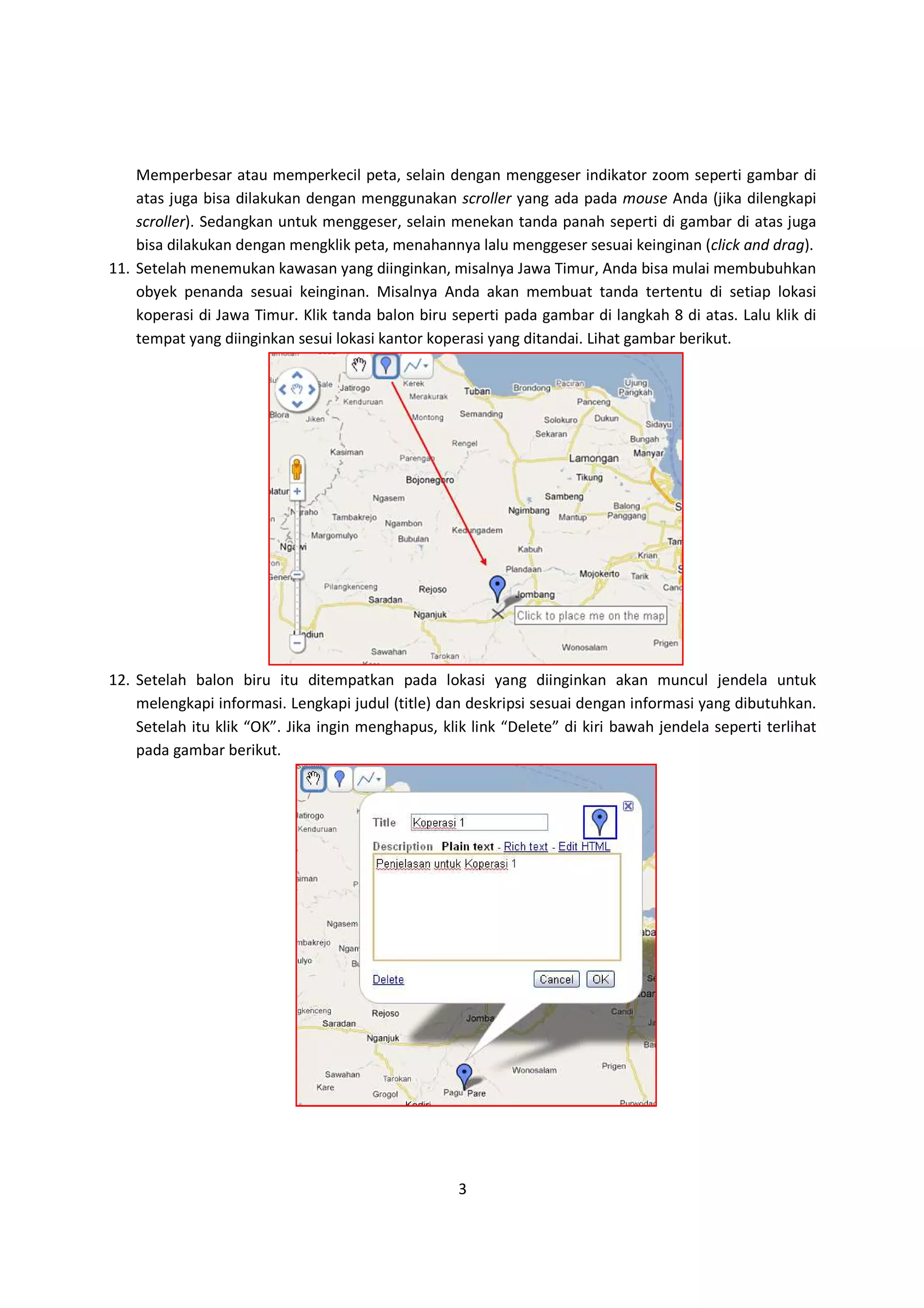 Membuat peta-dengan-google-maps | PDF
