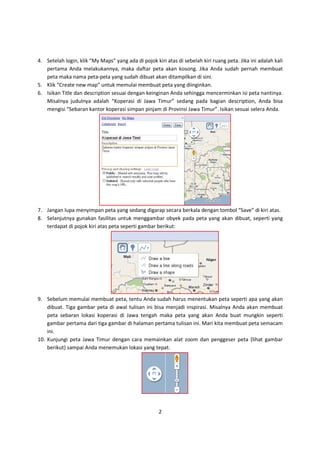 Membuat peta-dengan-google-maps | PDF