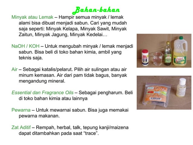 Membuat sabun-sendiri | PPT