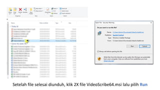 Membuat Akun dan Instalasi Videoscribe | PDF