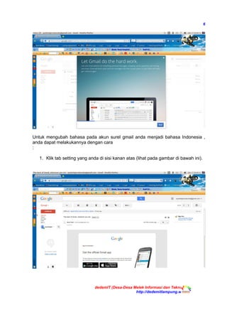 Membuat akun surel gmail | PDF