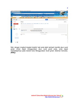 Membuat akun surel gmail | PDF