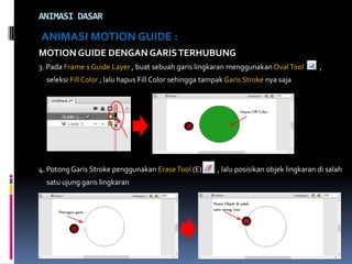 Membuat animasi 2 d dengan adobe flash animasi motion guide (pertemuan ...