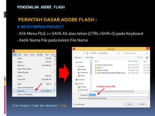 Membuat animasi 2 d dengan adobe flash (pengenalan adobe flash) | PDF