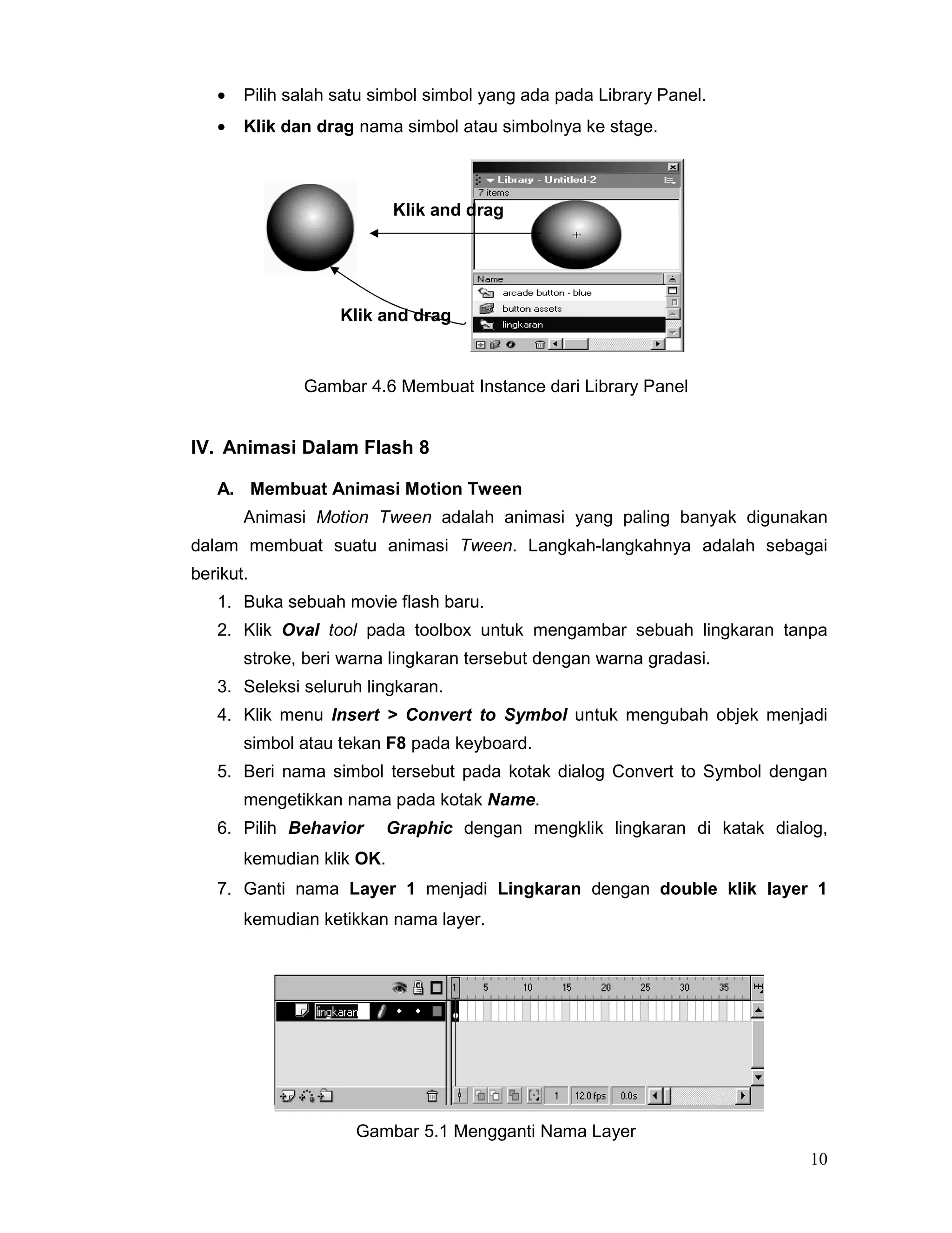 Membuat animasi dengan menggunakan macromedia flash | PDF