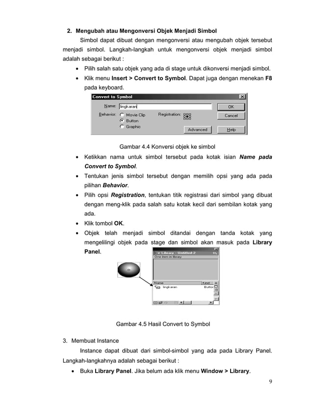 Membuat animasi dengan menggunakan macromedia flash | PDF