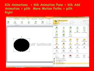 Membuat animasi pembuka pada power point | PPTX
