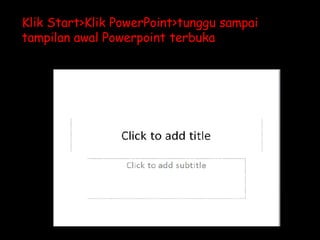 Membuat animasi pembuka pada power point | PPTX