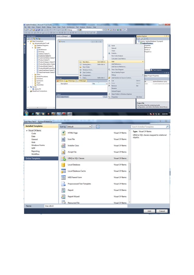 Membuat Aplikasi Database Dengan Windows Form Application Pdf