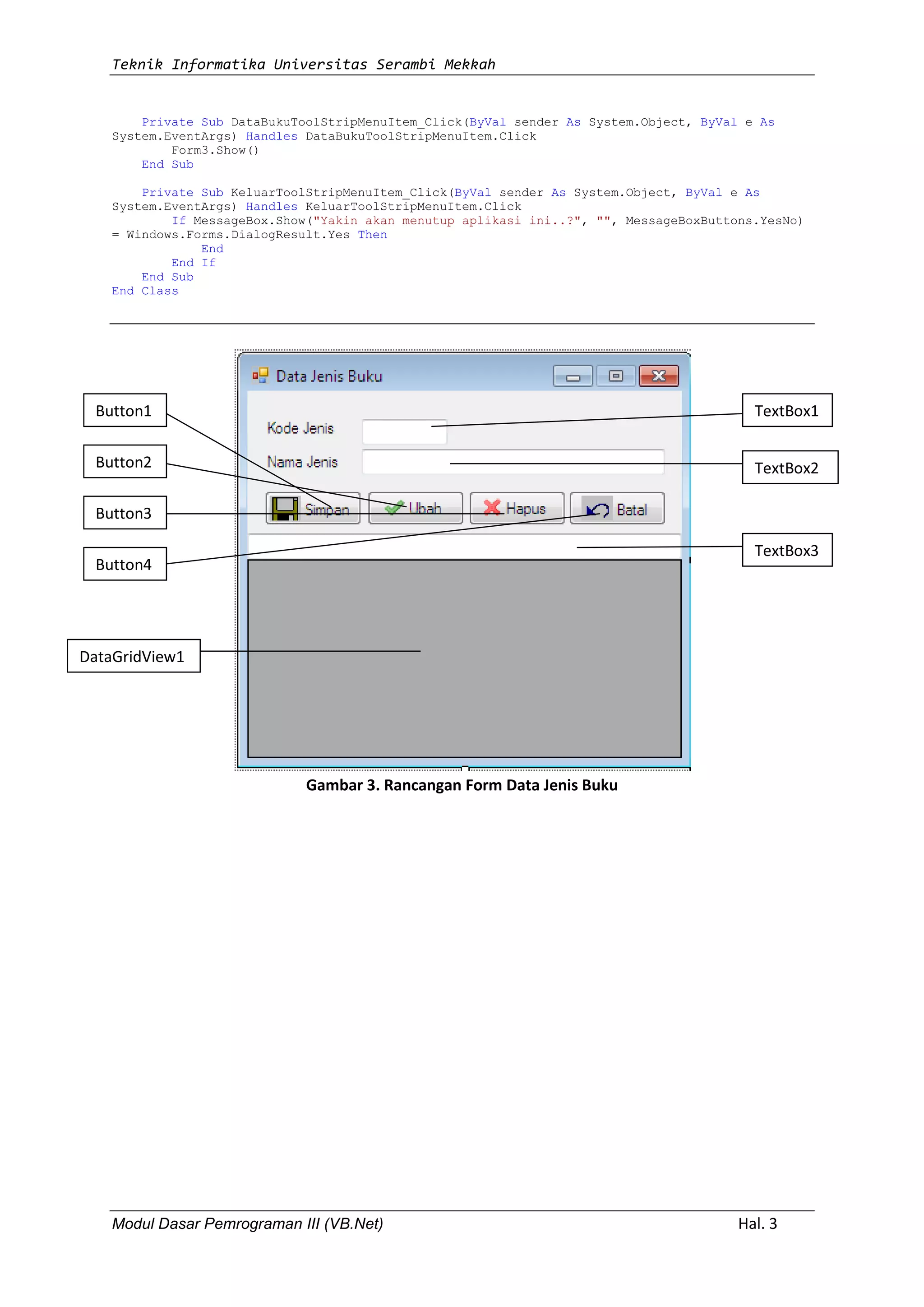 Membuat aplikasi penjualan buku sederhana | PDF