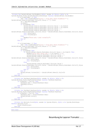 Membuat aplikasi penjualan buku sederhana | PDF | Databases | Computer ...
