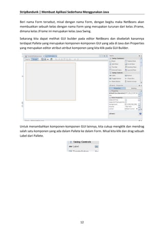 Membuat aplikasi sederhana menggunakan java | DOCX
