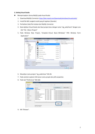 Membuat aplikasi sistem informasi geografis dengan visual basic & MySQL | PDF