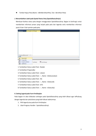 Membuat aplikasi sistem informasi geografis dengan visual basic & MySQL | PDF