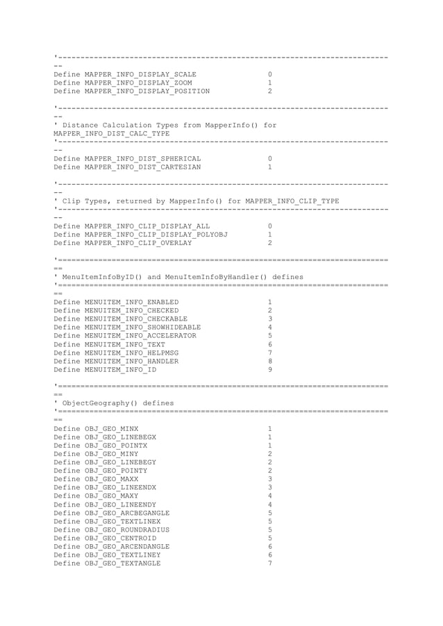 Membuat applikasi gis mapbasic | DOCX | Computer Software and Applications | Computing