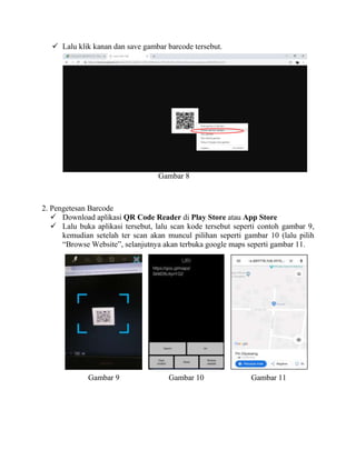 Membuat barcode untuk alamat rumah di google maps | PDF