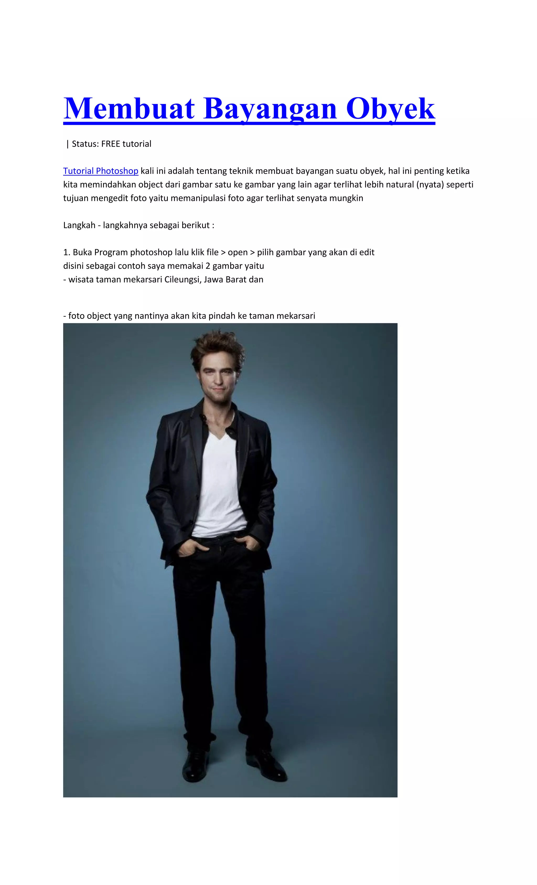 Membuat bayangan obyek | PDF