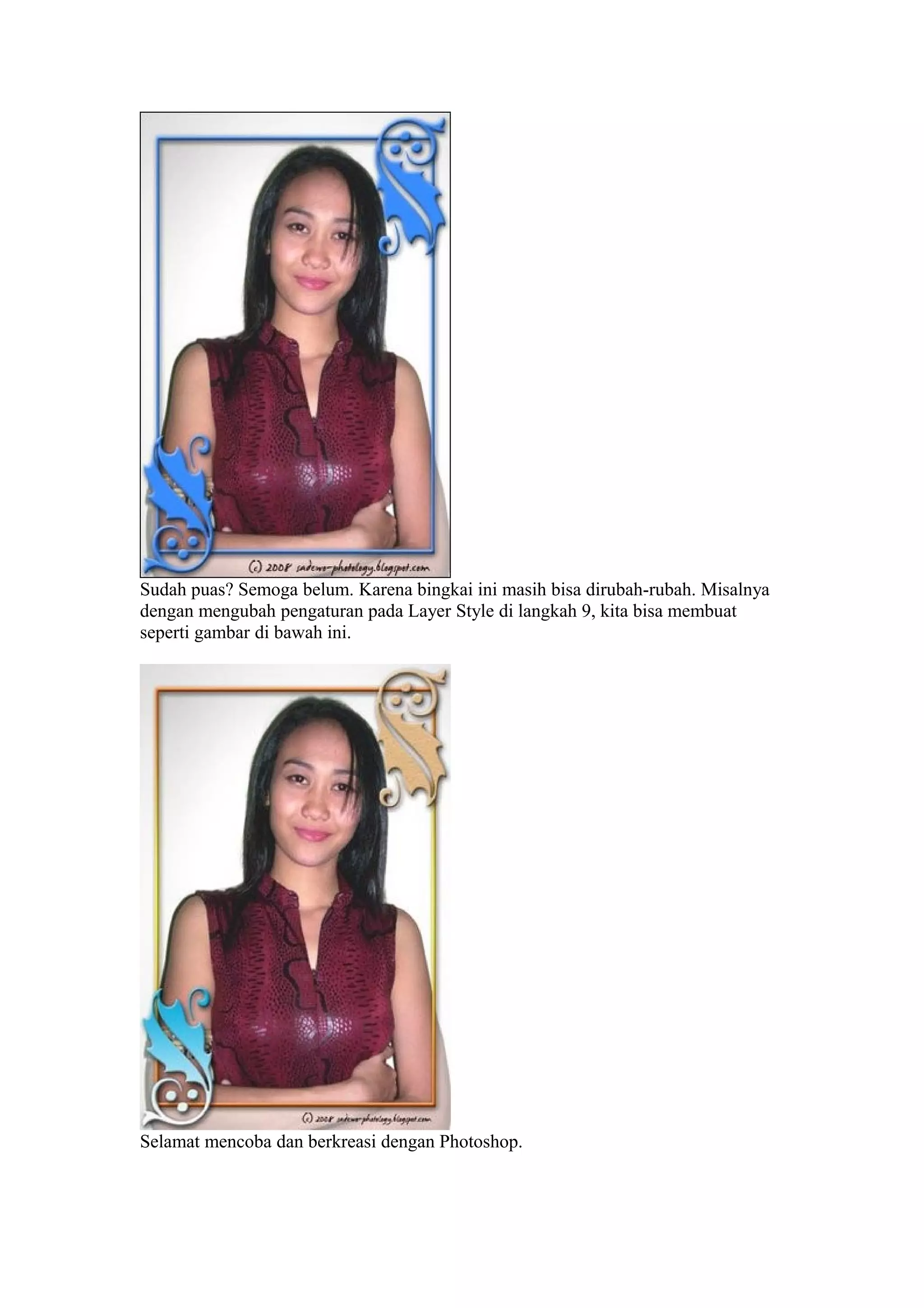 Membuat bingkai foto variasi 2 | PDF