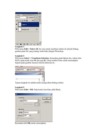 Membuat bingkai foto variasi 2 | PDF