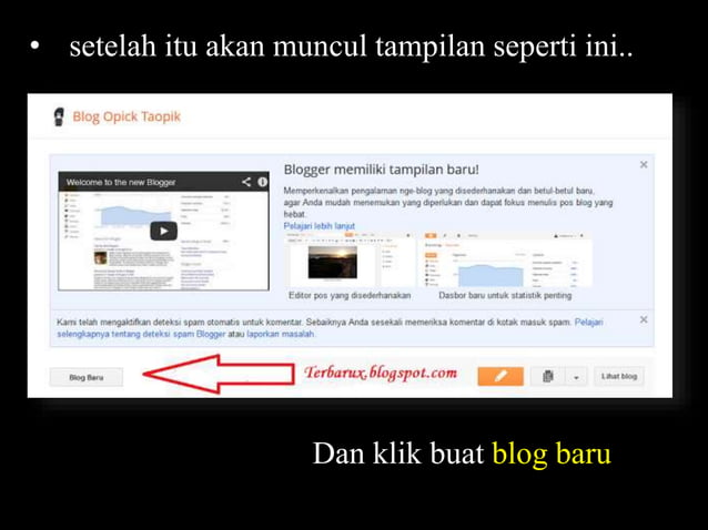 Membuat blog | PPTX