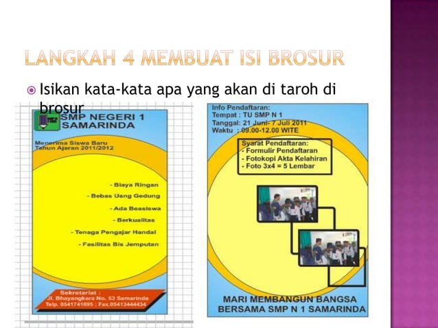 Membuat+brosur | PPTX