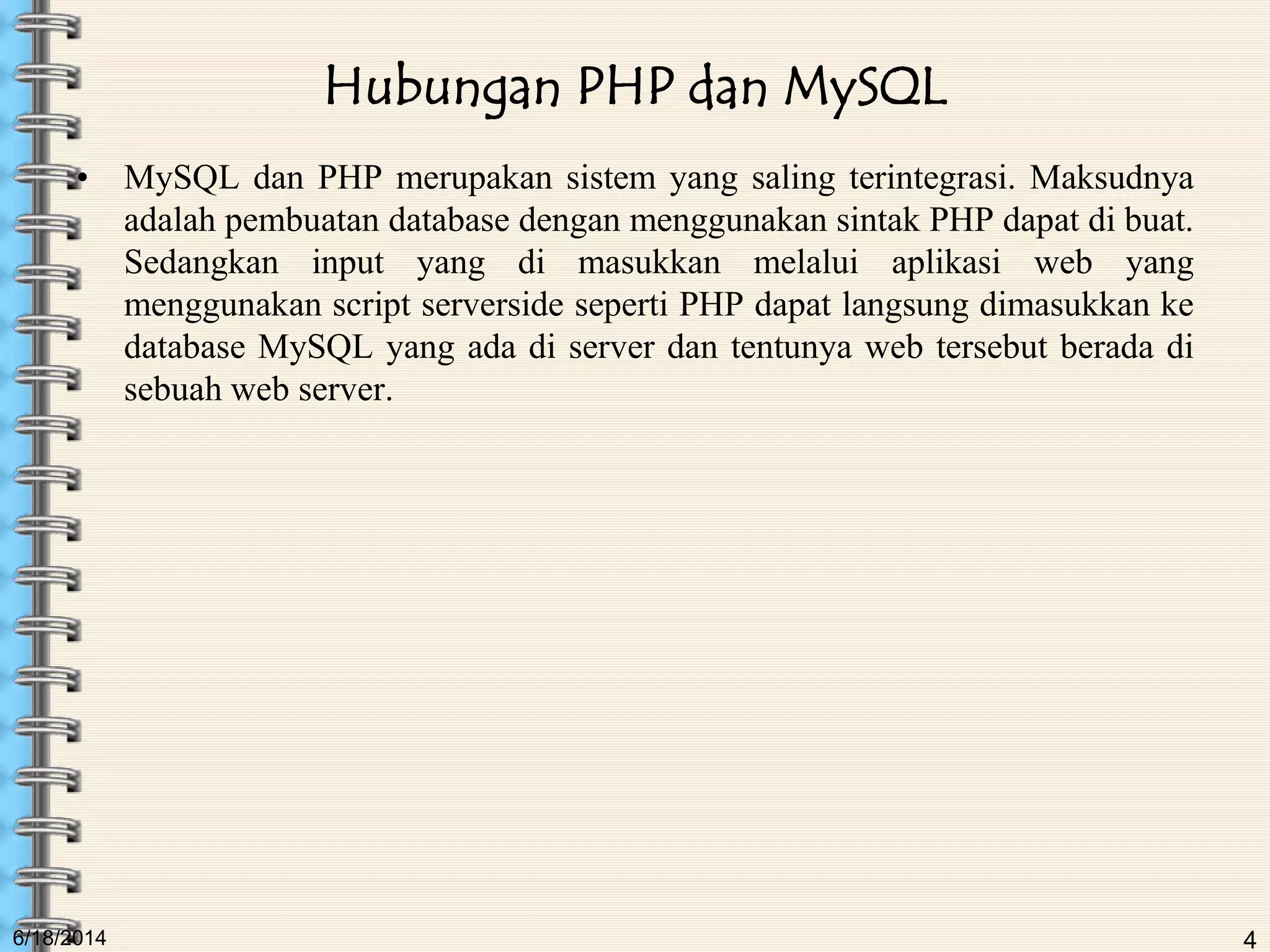 Membuat buku tamu dengan php | PPTX